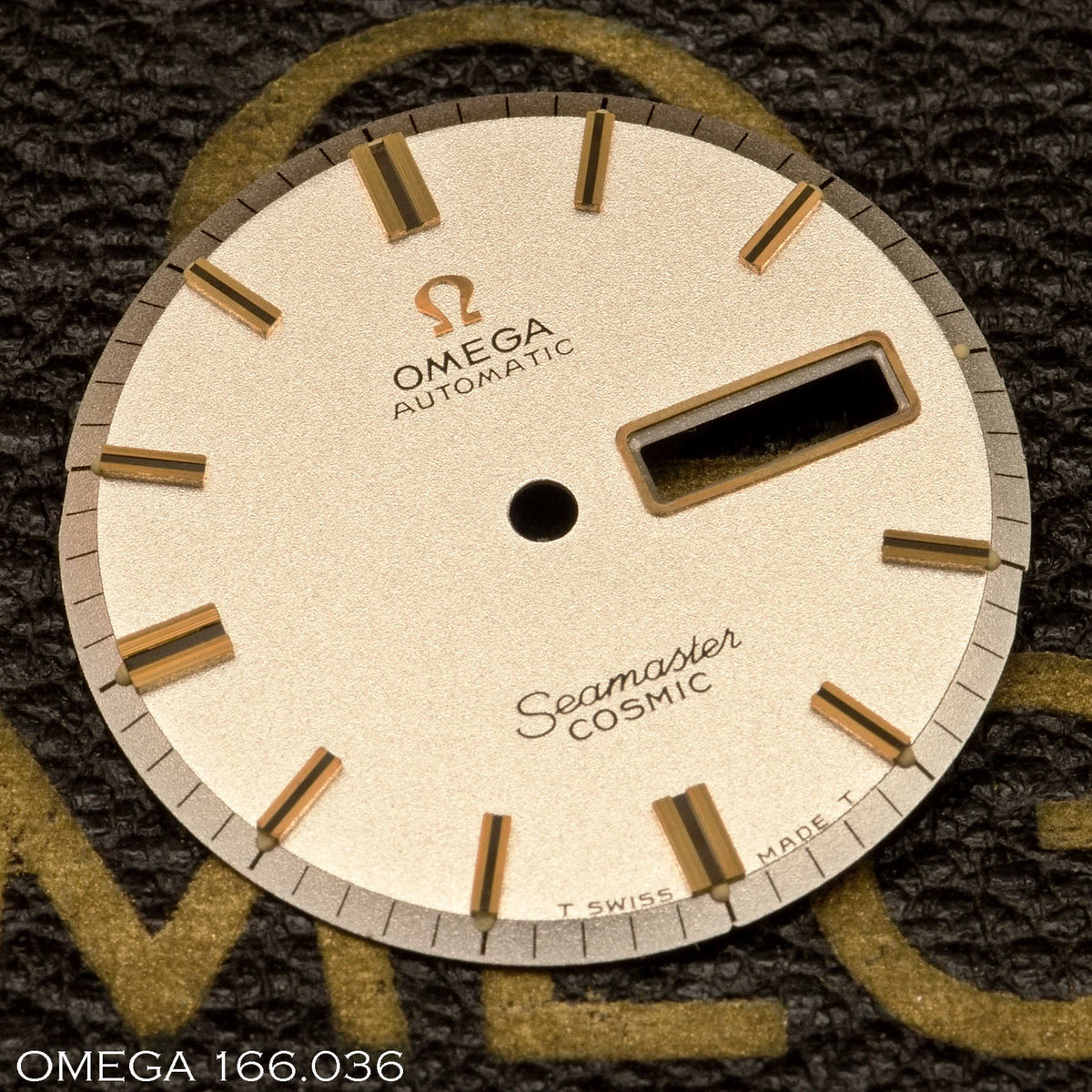 Dial, Omega Seamaster Cosmic, ref: 166.036, NOS – urdelar.se