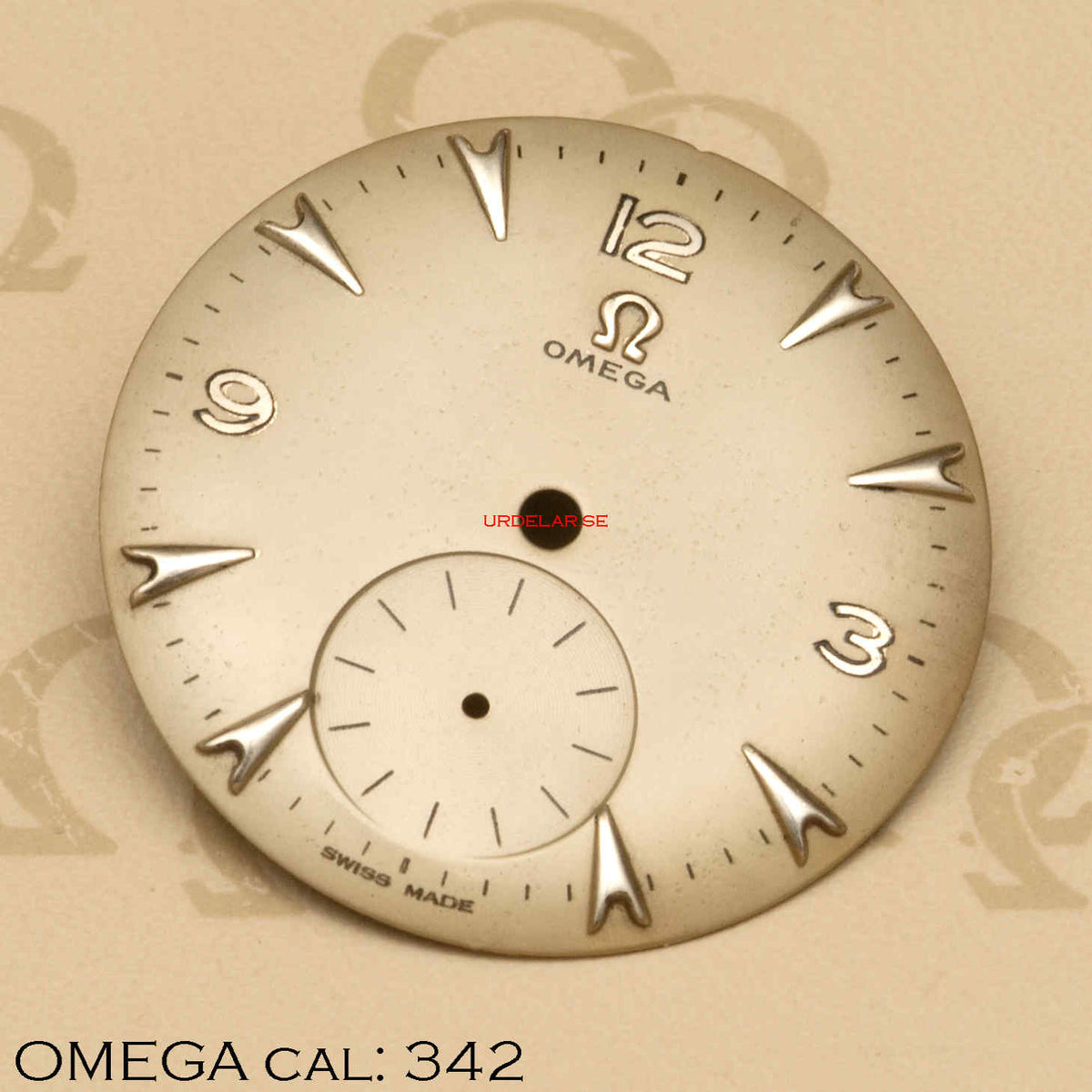 Dial, Omega Seamaster Automatic, Ref 2581, cal: 342 – urdelar.se