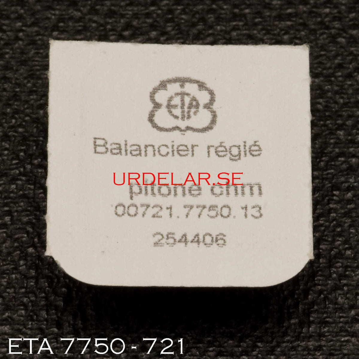 ETA 7750-721, Balance, complete, Chronometre, Etachron – urdelar.se