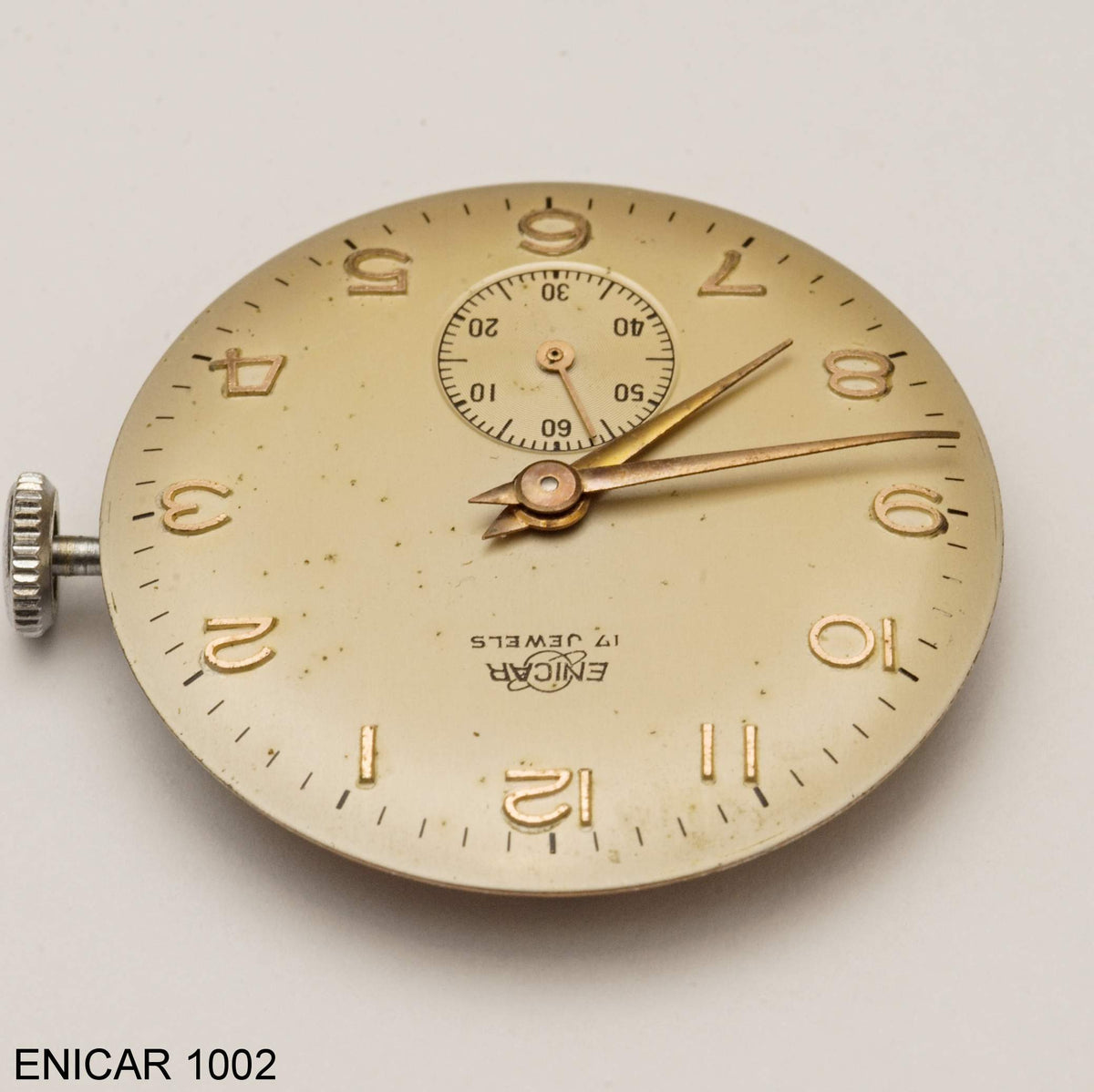 Dial with hands, Enicar 1002 – urdelar.se