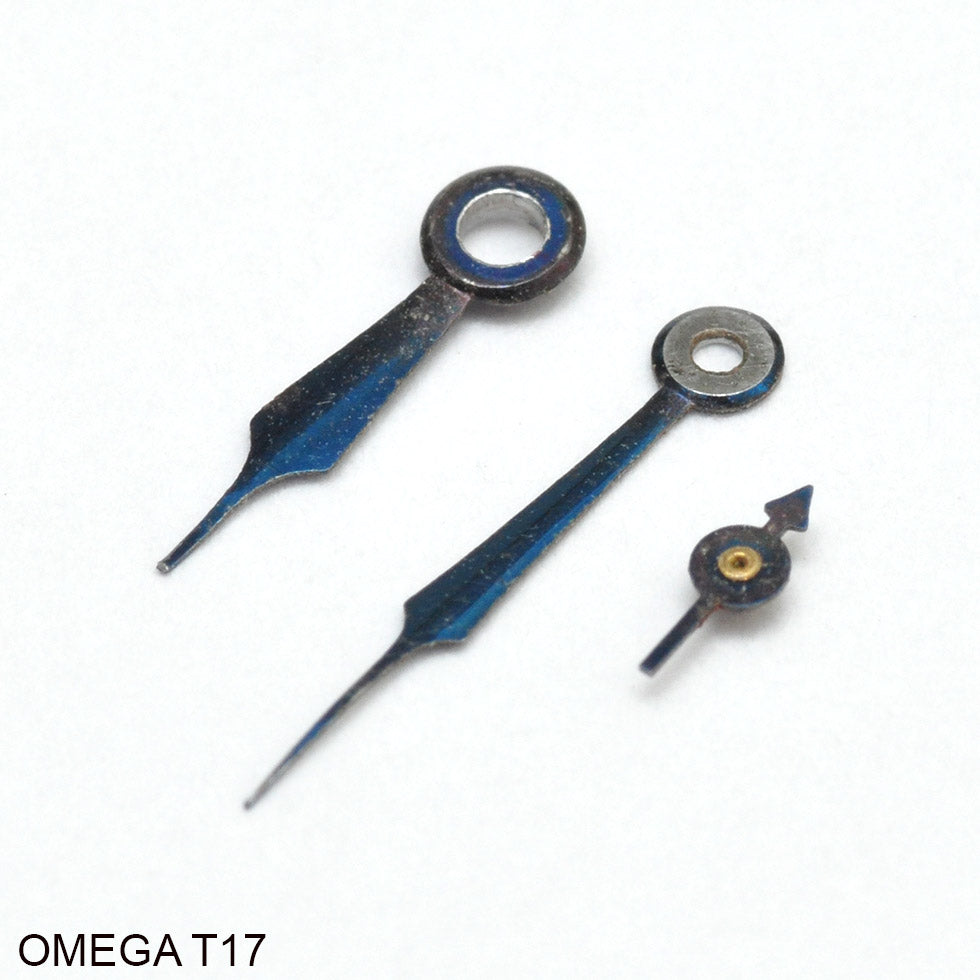 Hands, Omega cal: T 17, Hour, minute and second hand – urdelar.se